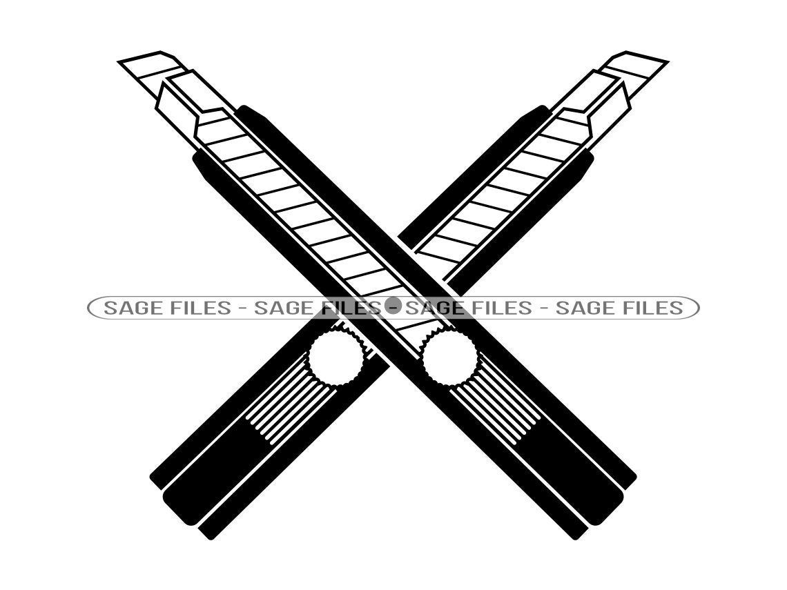 Box Cutter Logo #3 SVG, Box Cutter Svg, Handyman Svg, Tools Svg, Box ...