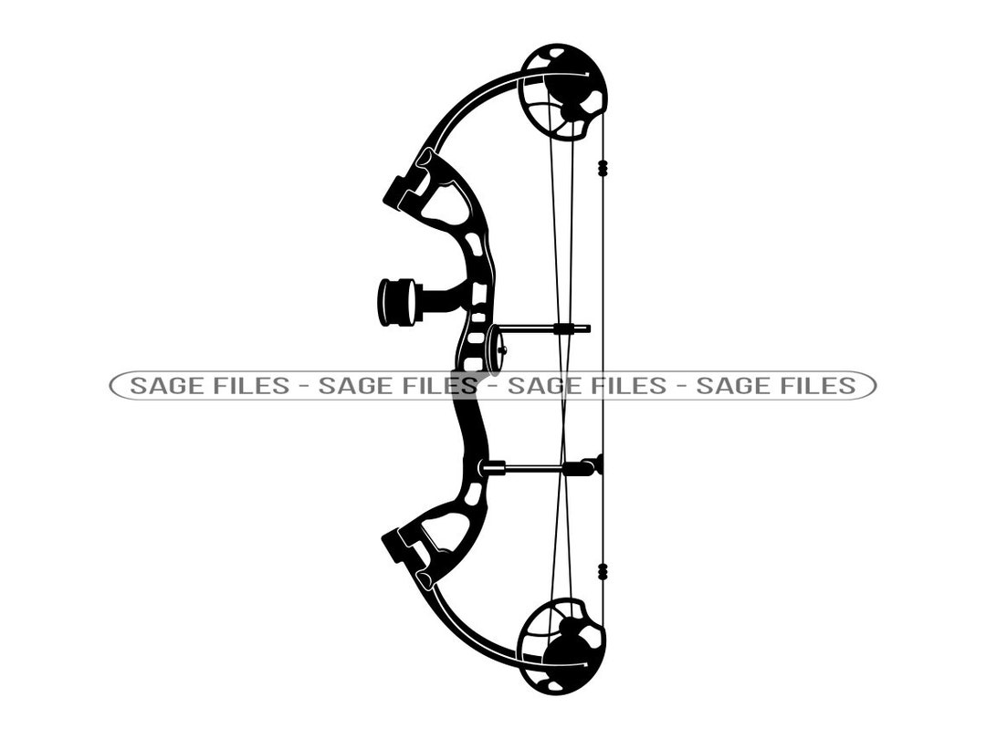 Compound Bow SVG, Bow SVG, Archery Svg, Compound Bow Clipart, Compound ...