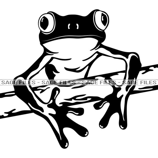 Frog Svg - Etsy