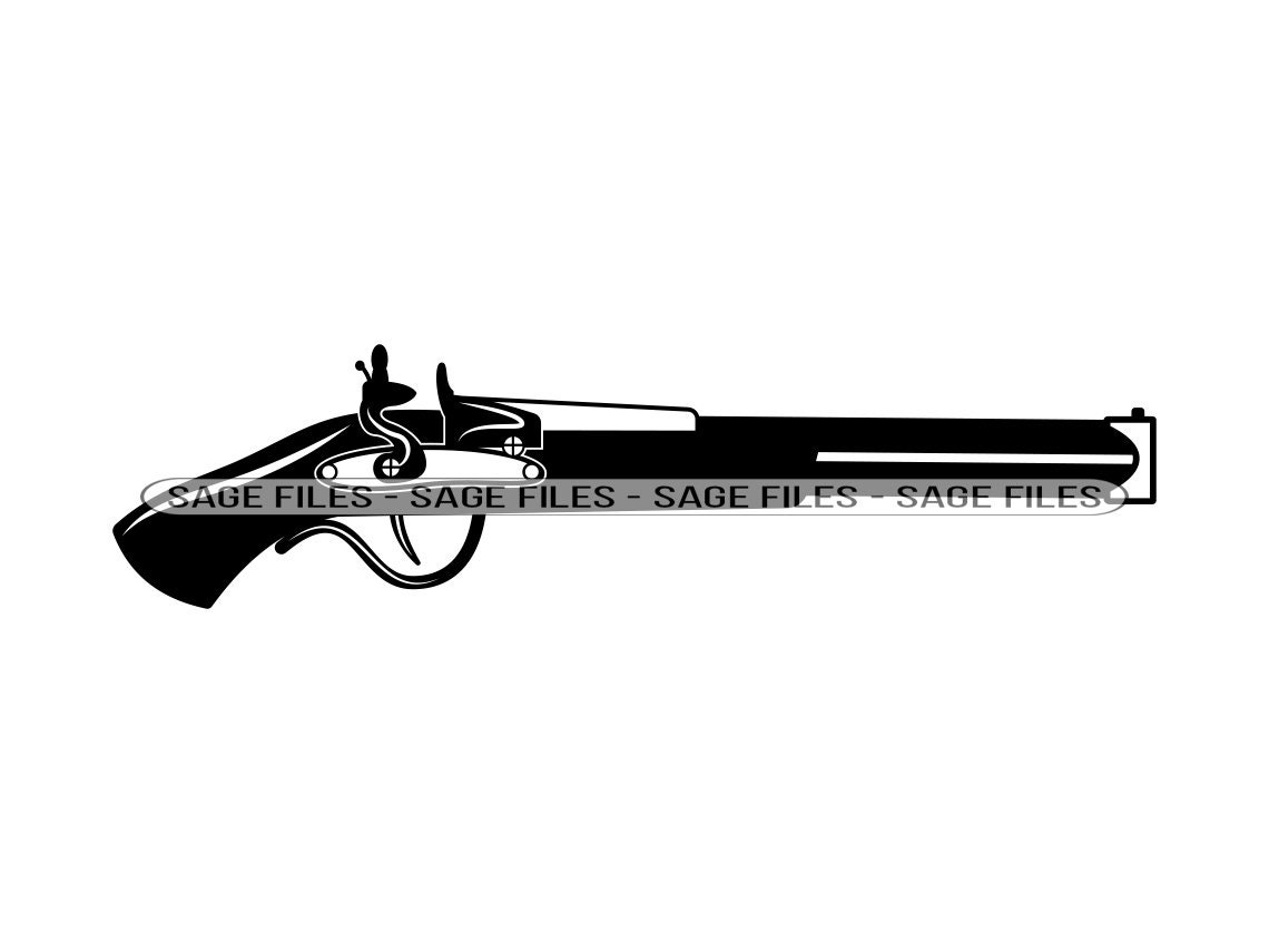 Pistol SVG Muzzleloader SVG Gun Svg Pistol Clipart Pistol - Etsy Australia