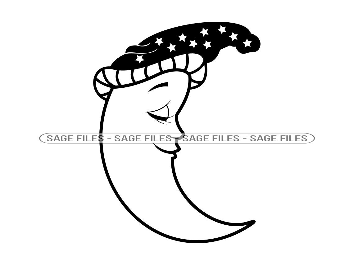 Moon 12 SVG Moon Svg Night Svg Bedtime Svg Moon Clipart - Etsy