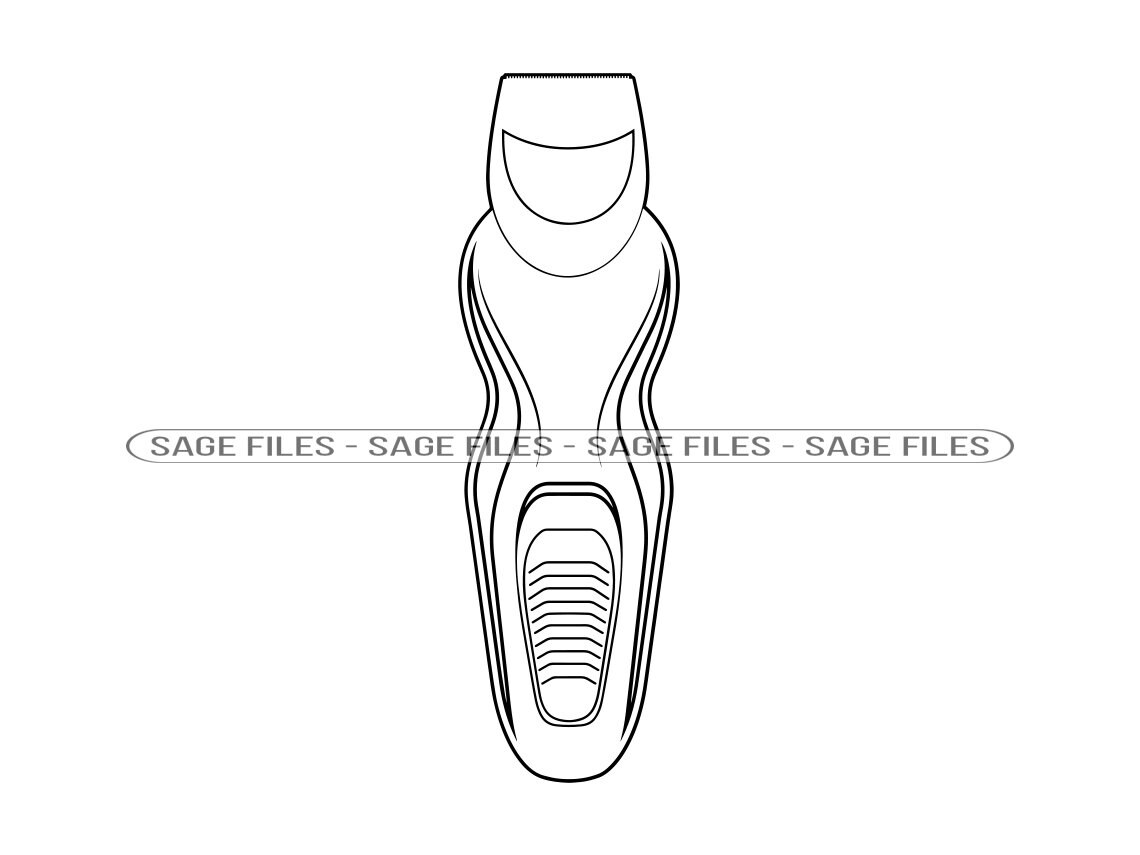 Electric Trimmer Outline SVG Hair Clipper Svg Barber Svg - Etsy