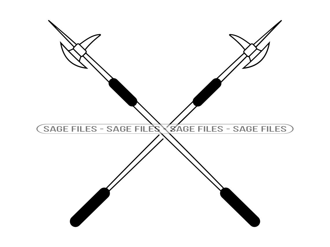 Pike Halberd Logo 2 SVG Pike Svg Arms SVG Medieval Weapon - Etsy