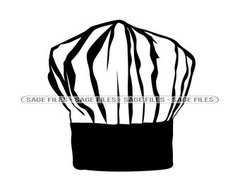 Chef Hat SVG 3, Chef Svg, Cook Svg, Chef Hat Clipart, Chef Hat Files ...