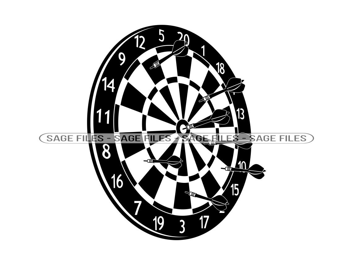 Dartboard 5 SVG Dartboard SVG Darts Svg Dart Board SVG - Etsy Singapore