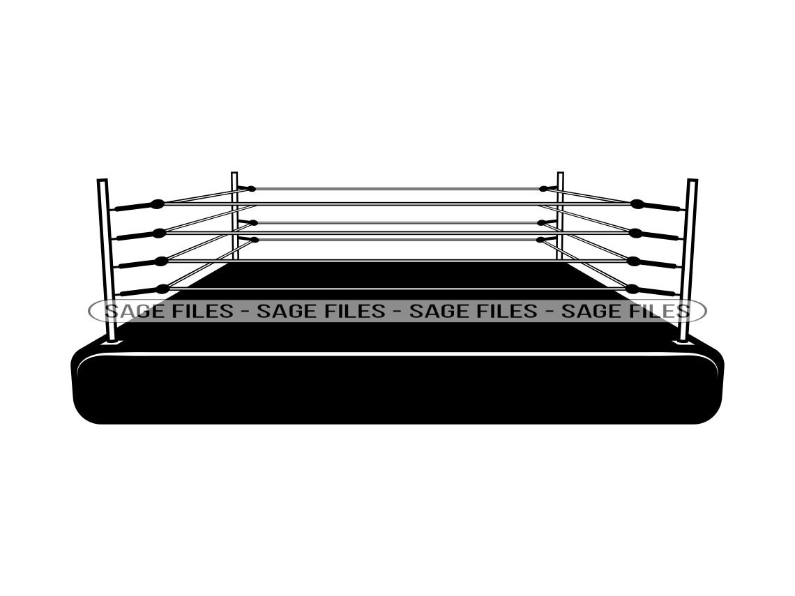 Boxing Ring Silhouette
