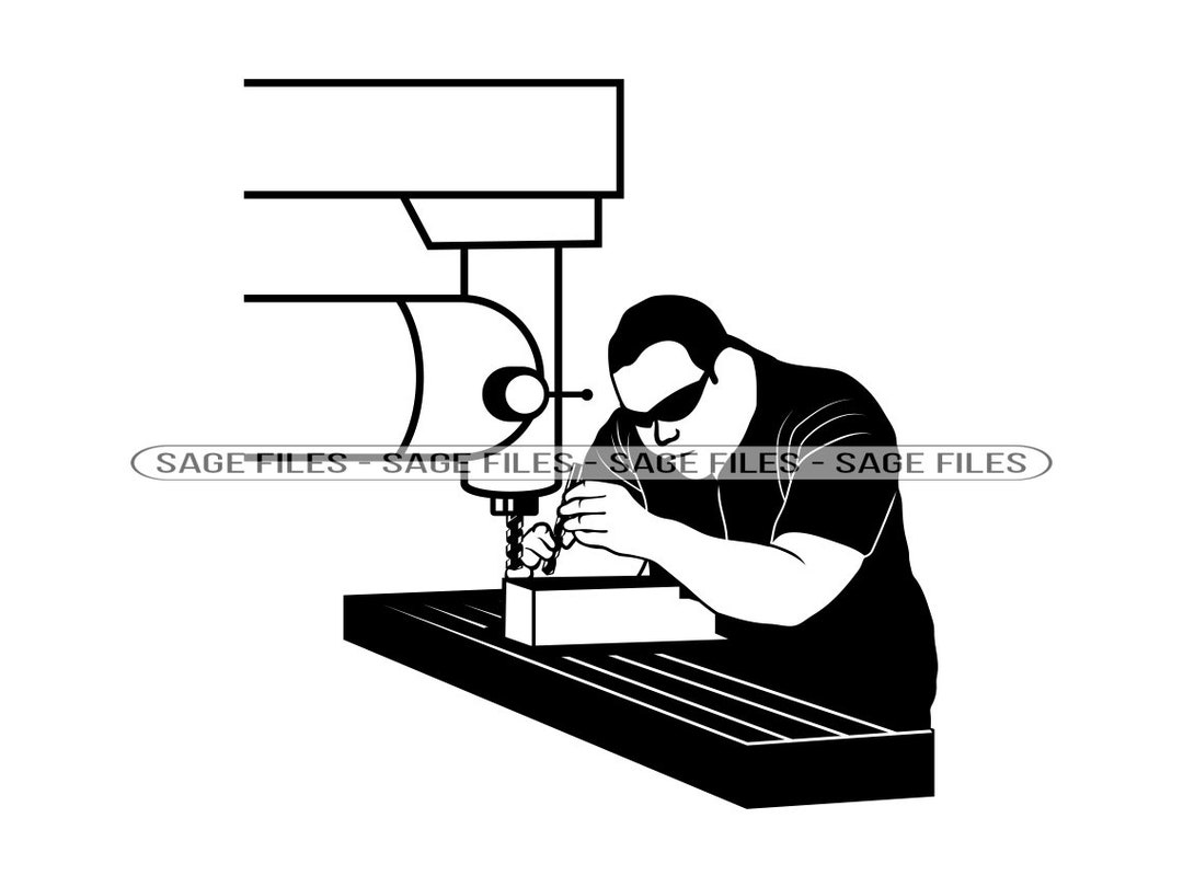 Machinist #2 SVG, Machinist Svg, Machinist Clipart, Machinist Files for ...