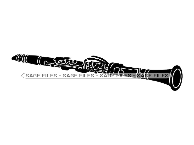 Clarinet SVG, Clarinet Clipart, Clarinet Files for Cricut, Clarinet Cut ...