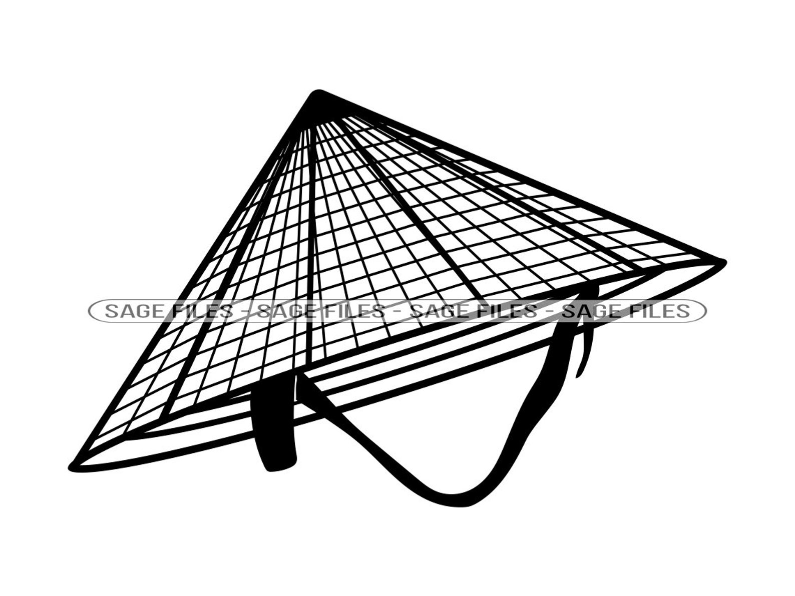 Rice Hat SVG Asian Conical Hat Svg Rice Hat Clipart Rice - Etsy