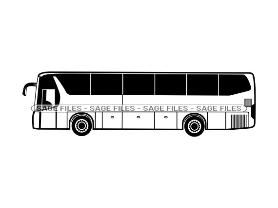 Coach Bus 2 SVG Coach Bus SVG Coach Bus Clipart Coach Bus - Etsy UK