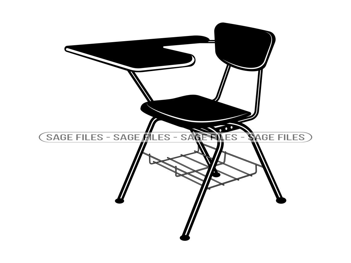 School Desk SVG, School Svg, Student Svg, School Desk Clipart, School ...