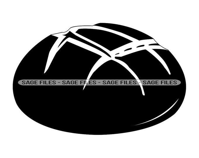Bread Outline SVG, Bread SVG, Loaf of Bread SVG, Bread Clipart, Bread ...