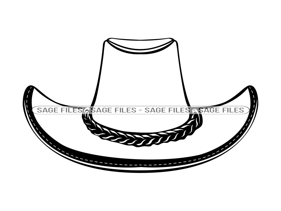 Cowboy Hat 12 Svg Cowboy Svg Western Svg Rancher Svg - Etsy