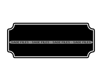 Plaque SVG, Sign Svg, Plaque Clipart, Plaque Files for Cricut, Plaque ...