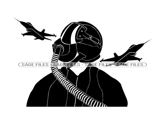 Airforce Pilot SVG Airforce Svg Jet Fighter Svg Airforce - Etsy