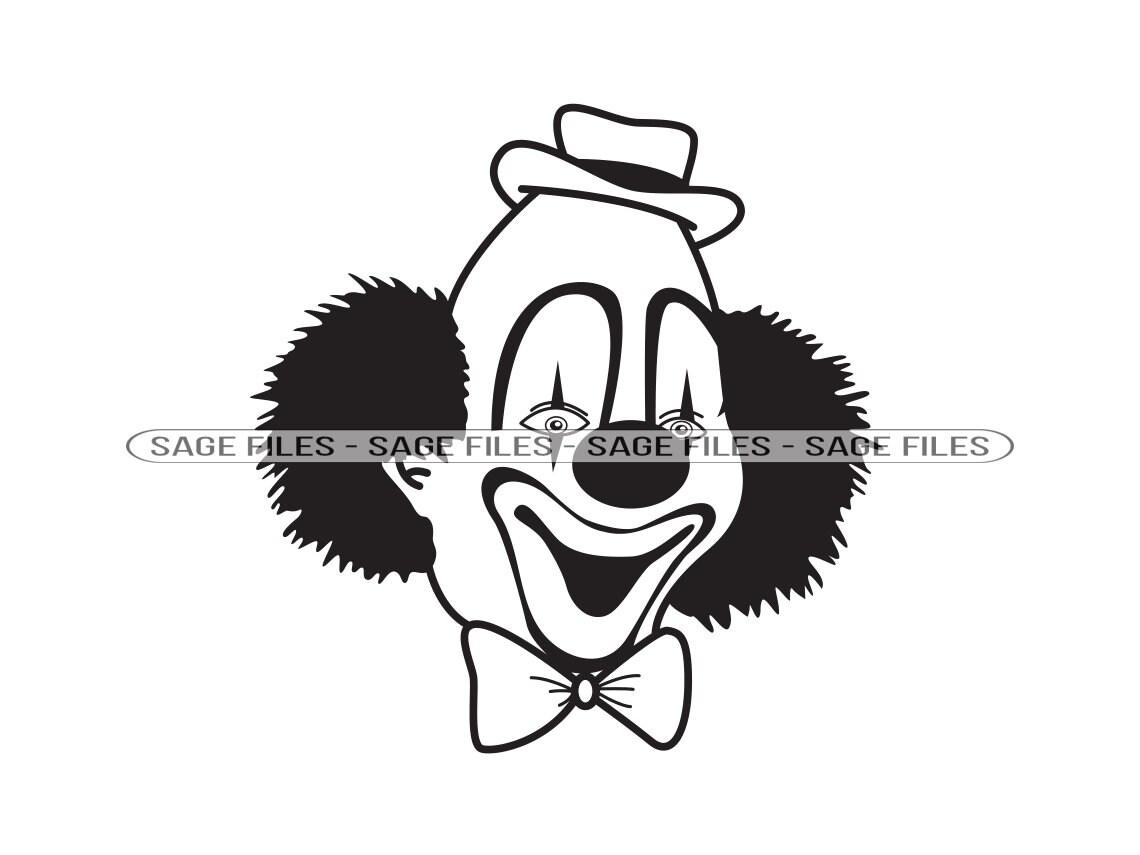 Clown 4 SVG, Clown Svg, Jester, Joker, Clown Clipart, Clown Files for ...