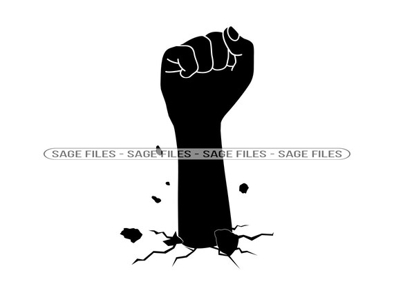 Puño 3 svg puño svg mano svg clipart de puño archivos de - Etsy España
