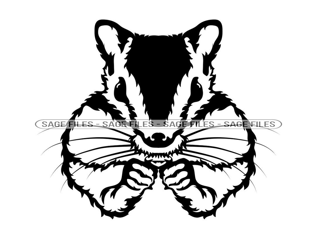 Chipmunk #4 SVG, Chipmunk Svg, Chipmunk Clipart, Chipmunk Files for ...