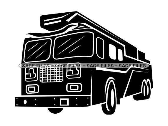 Fire Truck 15 SVG Firetruck Svg Fire Engine SVG Fire Truck - Etsy