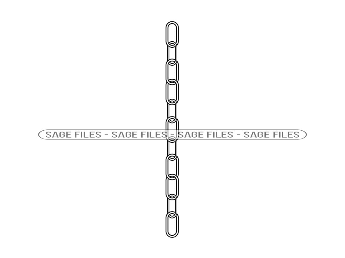 Chain 7 SVG, Chain Svg, Link Svg, Chain Clipart, Chain Files for Cricut ...