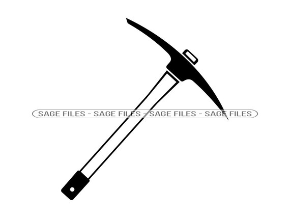 Pickaxe 2 SVG Pickaxe SVG Mining Svg Pickaxe Clipart - Etsy