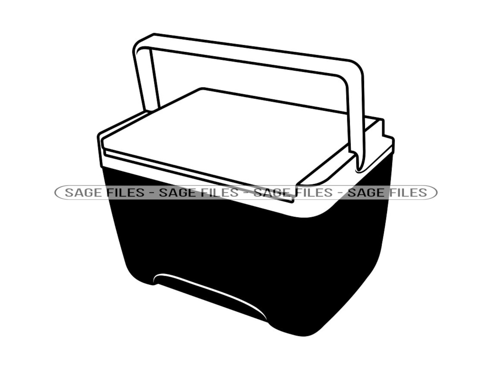 Cooler #2 SVG, Ice Chest SVG, Camping Cooler Svg, Picnic Svg, BBQ Svg ...