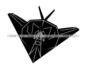 Stealth Bomber Dxf - Etsy