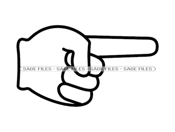 Finger Pointing Clip Art