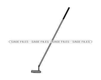 Golf Putter Clipart - Etsy