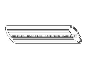 Penne outline svg - Etsy.de