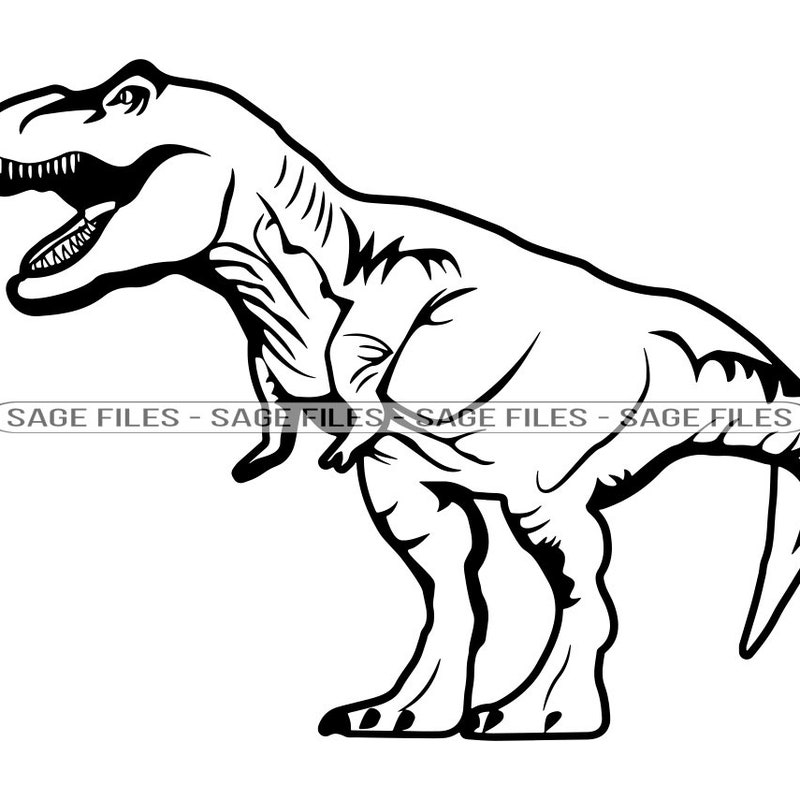 T Rex Svg - Etsy