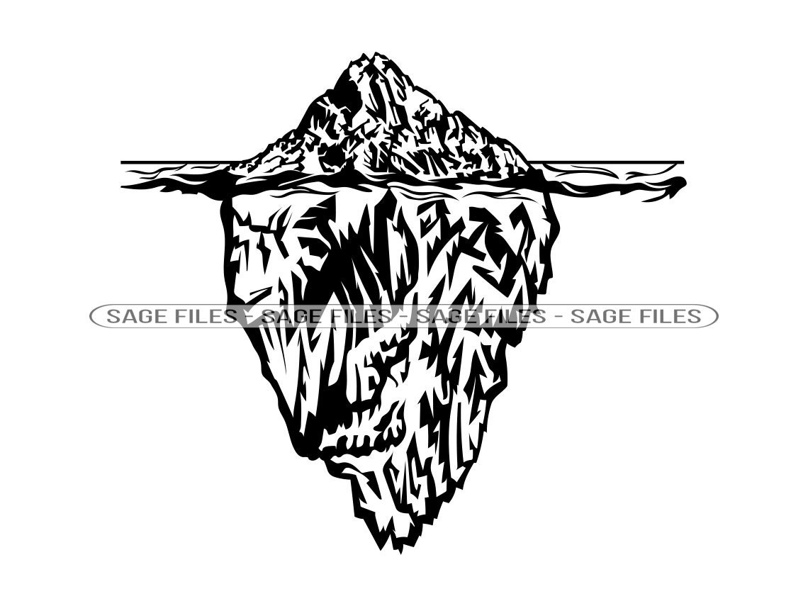 Iceberg SVG, Arctic Svg, Antarctica Svg, Iceberg Clipart, Iceberg Files ...