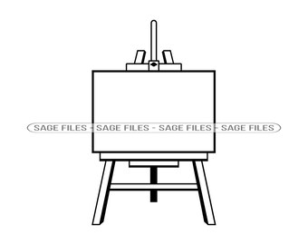 Easel Dxf Painting - Etsy