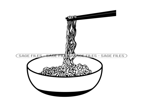 Noodles 2 Svg Noodles Svg Ramen Svg Chinese Food Svg - Etsy