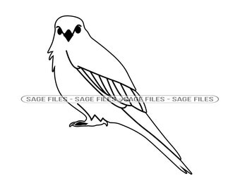 Kestrel Outline Svg - Etsy UK