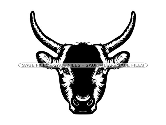 Bull Face SVG Bull Svg OX Svg Bull Head Svg Bull Clipart - Etsy