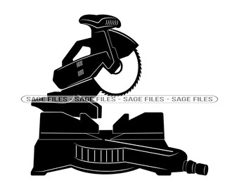 Mitre Saw Clipart - Etsy