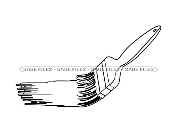Paint Brush Outline