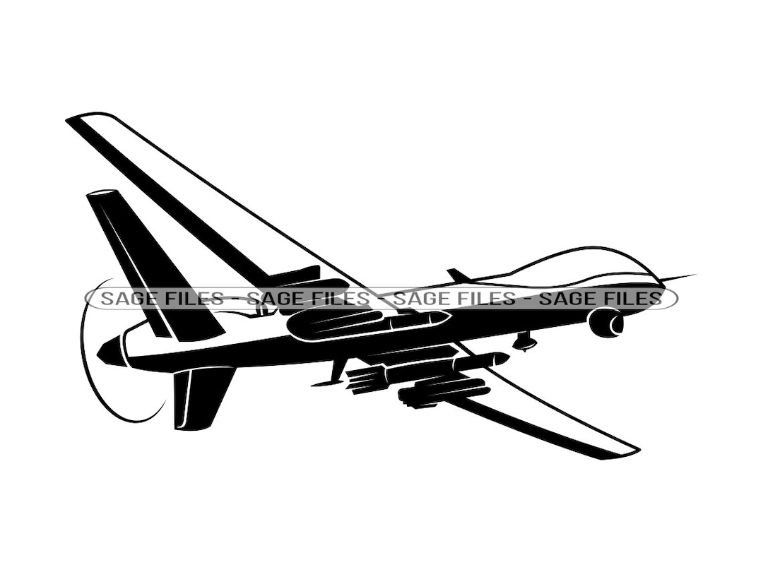 Uav Drone Svg Air Force Svg Drone Svg Drone Clipart Drone Files For