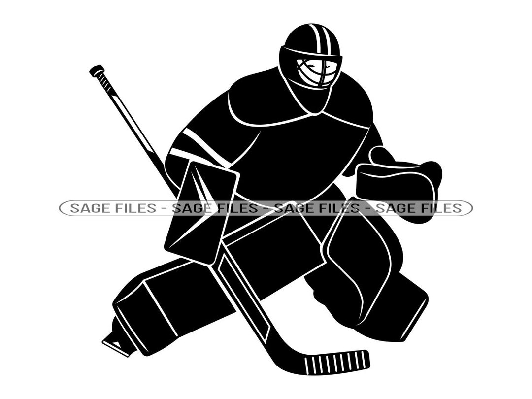Hockey Goalie SVG Hockey Svg Hockey Clipart Hockey Files - Etsy