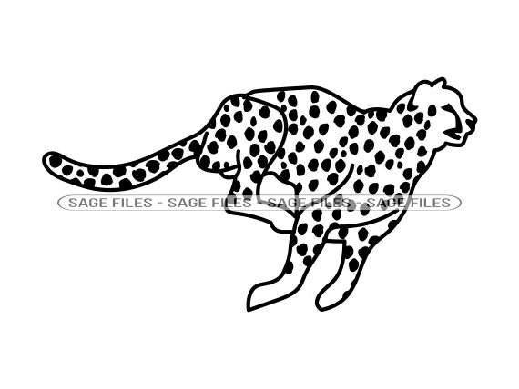Gepard 7 SVG Gepard SVG Gepard Clipart Gepard Dateien für - Etsy Österreich