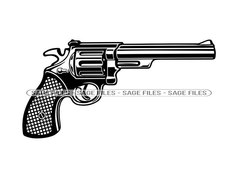 Revolver 5 SVG Revolver SVG Pistolen SVG Pistolen SVG - Etsy Schweiz