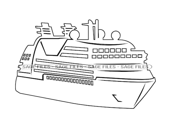 Esquema del crucero 7 SVG Crucero SVG Clipart del crucero - Etsy España