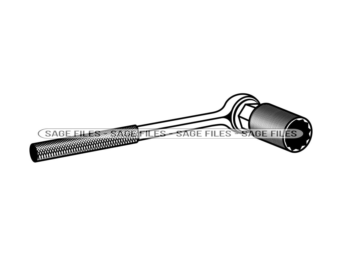 Socket Wrench SVG, Mechanic Svg, Repair Svg, Socket Wrench Clipart ...