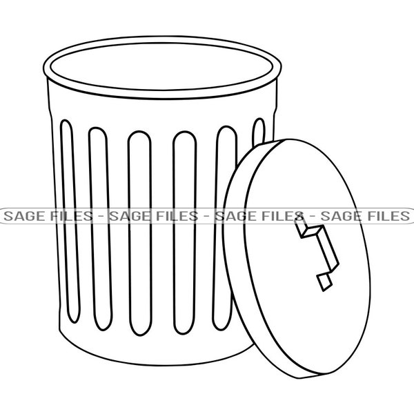Garbage Can - Etsy