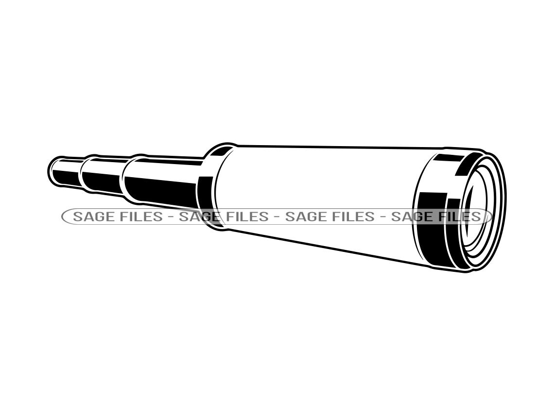 Nautical Monoscope 3 SVG Telescope SVG Monoscope Clipart - Etsy