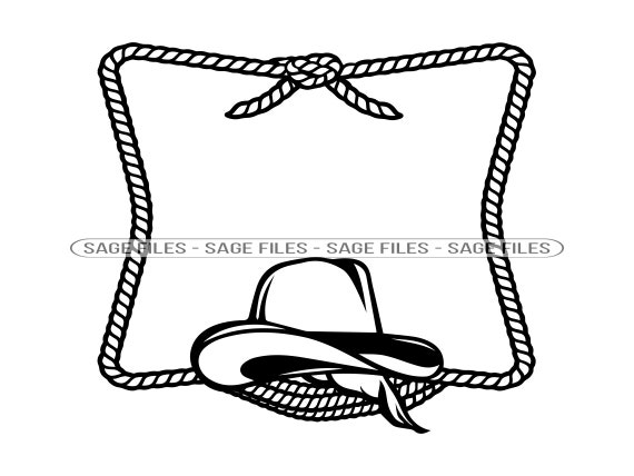 Cowboy Logo SVG Cowboy Svg Western Svg Rancher Svg Rodeo - Etsy