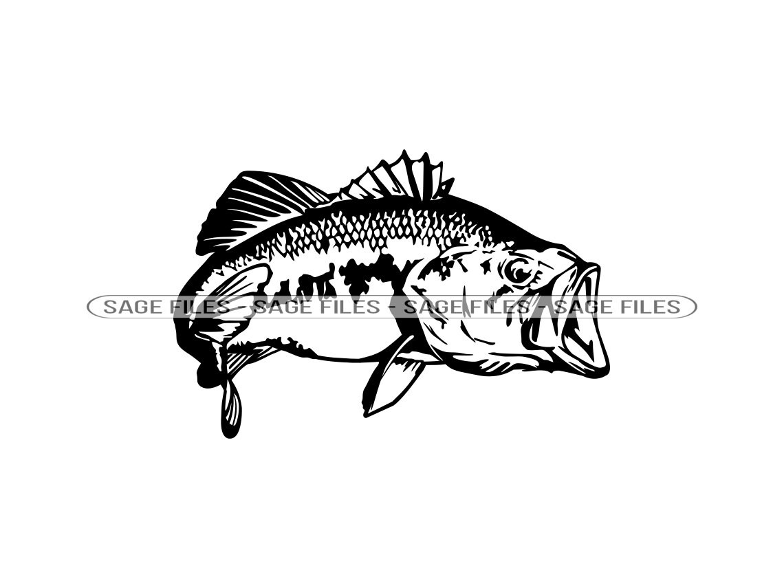 Bass Fishing 8 Svg Fishing Svg Fish Svg Fishing Cut Files - Etsy