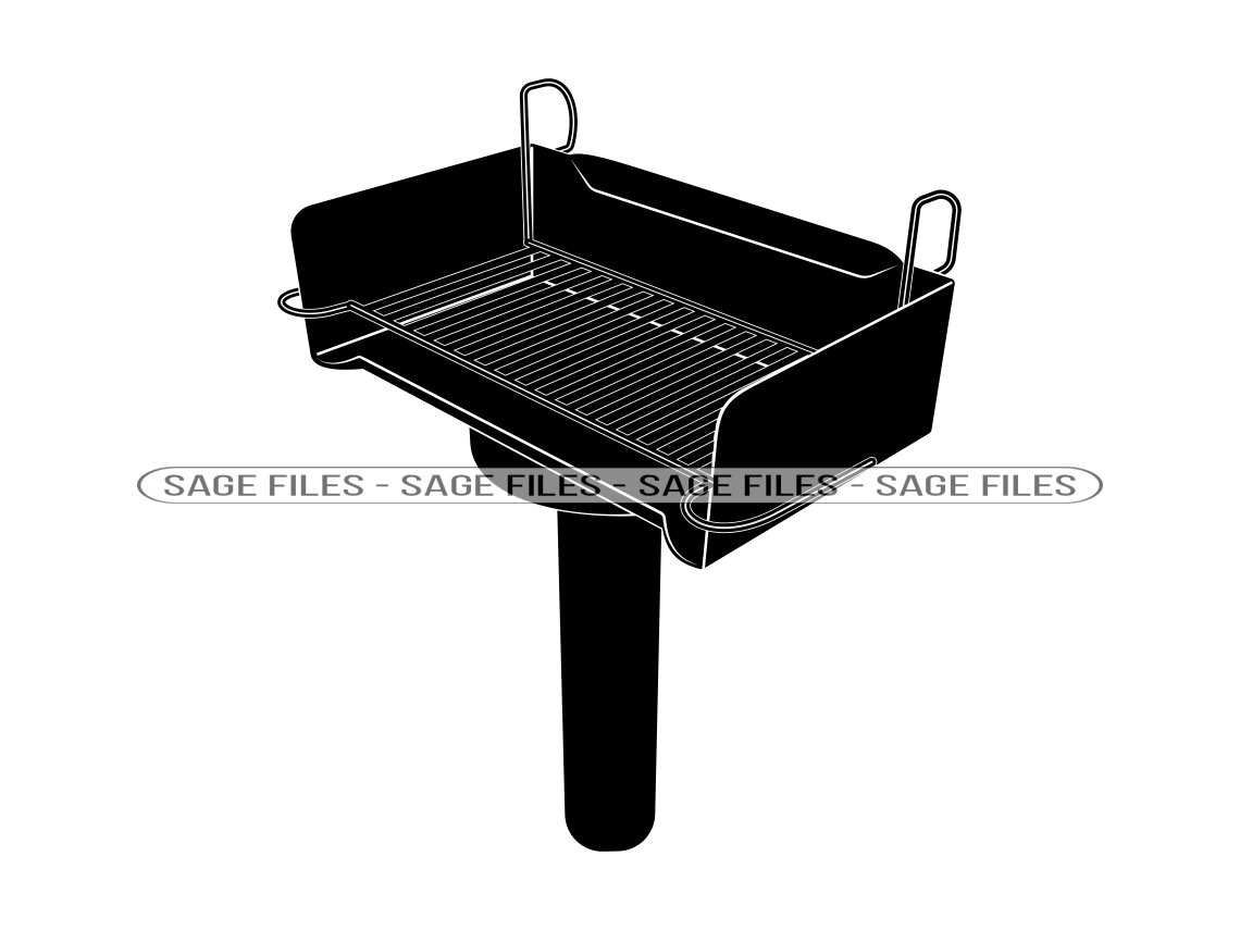 Campground BBQ Grill Svg, Park BBQ Grill Svg, BBQ Svg, Grill Clipart ...