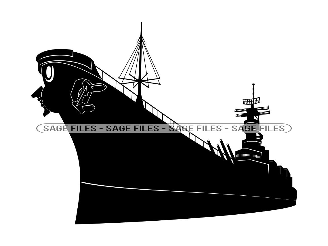 Battleship 2 SVG Battleship SVG Navy Svg Battleship - Etsy